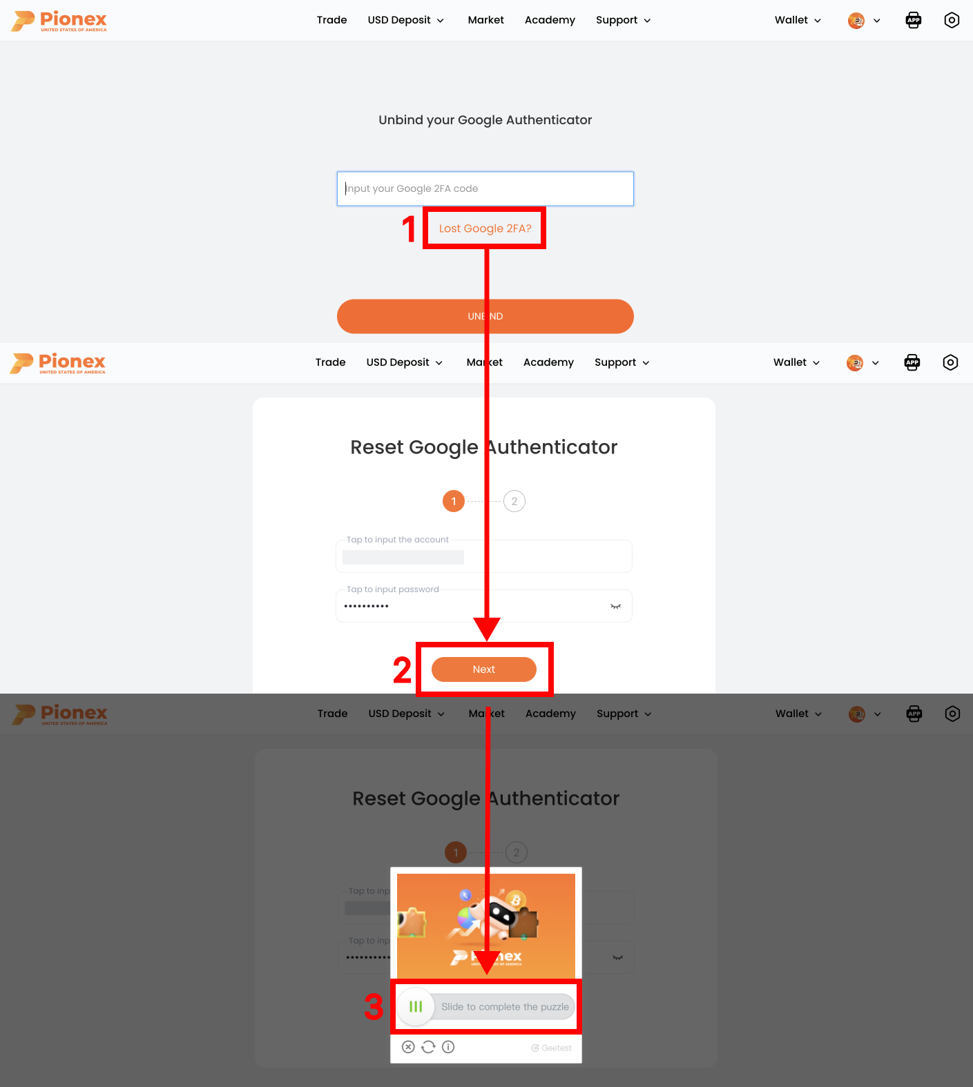 I can log in to my account, but Google Authenticator is not accessible ...