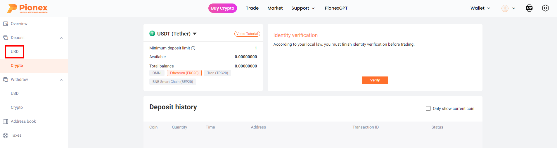 How to Deposit USD via Wire Transfer – Pionex US Help Center