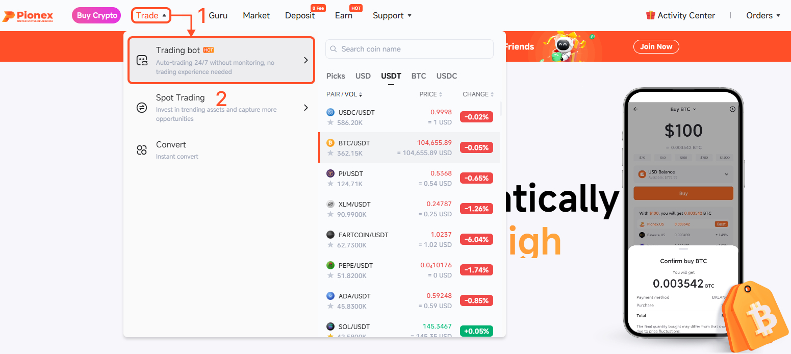 Infinity Grid – Pionex US Help Center